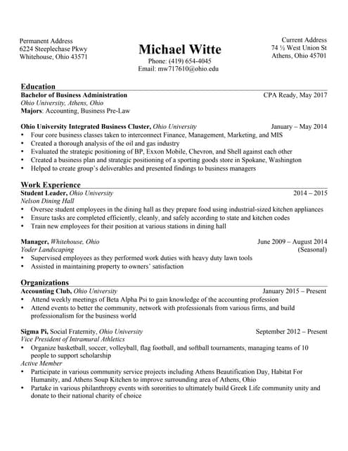 OFFICAL RESUME | PDF