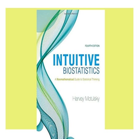 [GET]⚡BOOK Intuitive Biostatistics A Nonmathematical Guide to ...