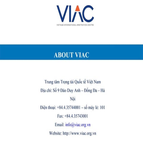 ABOUT VIAC | PPT