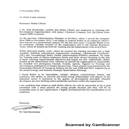 Dr. Said Borshobak Reference Letter 23 Nov 20161 | PDF