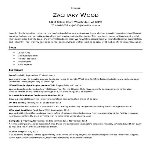 zach_resume.doc_2015 | DOCX