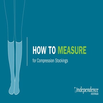 How to measure for compression stockings | PDF