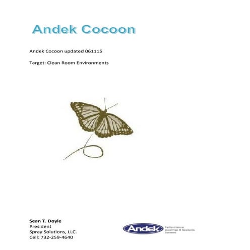 Cocoon Presentation 060915 Clean Rooms | PDF