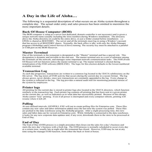 01 a day in the life of aloha | PDF