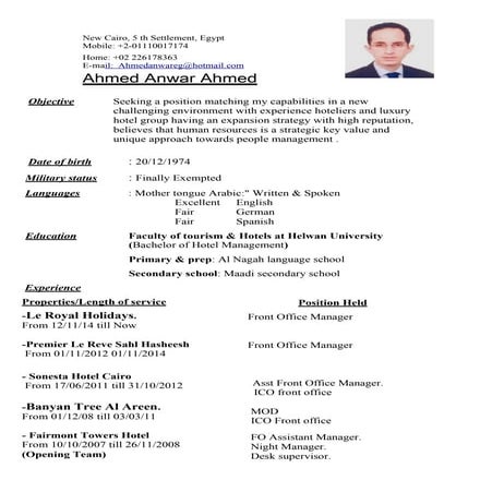 Ahmed_'s_CV_New | DOC