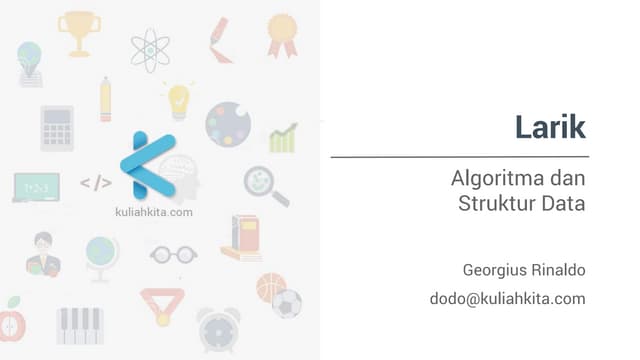 Algoritma dan Struktur Data - Array | PPT Algoritma dan Struktur Data - Array | PPT