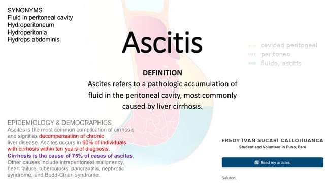 Ascitic fluid examination | PPTX
