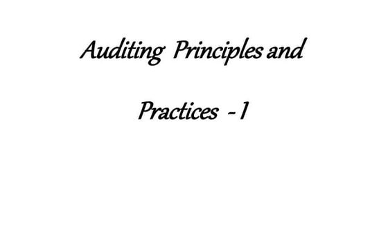 Government Accounting and Auditing | PPTX | Financial Regulation | Economy