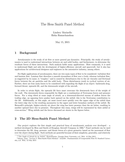 Analysis of Ground Effect on a Symmetrical Airfoil | PDF