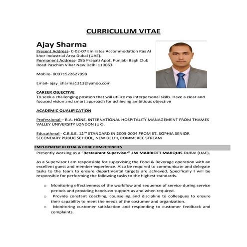 AJAY RESUME New | PDF