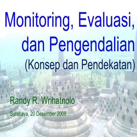 Pelatihan Monitoring dan Evaluasi di Surabaya | PDF