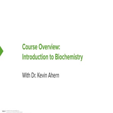 01 basic course_overview_introduction_to_biochemistry | PDF