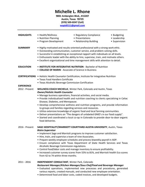 Events Coordinator-Recreation Assistant Resume | PDF