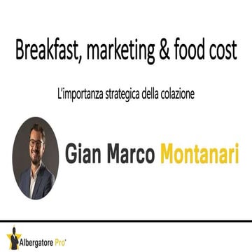 Breakfast, marketing & food cost | PPTX