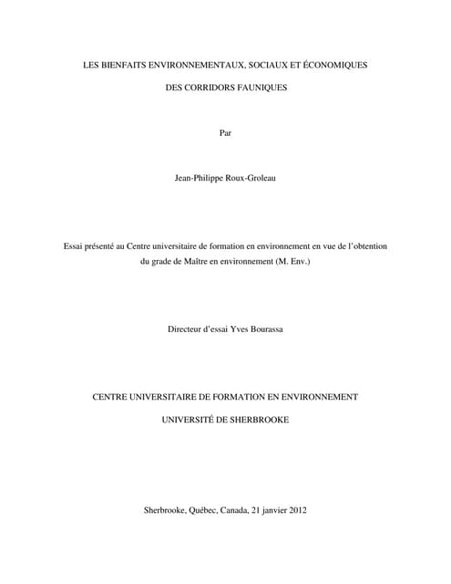 Jean-philippe Roux-groleau presentations