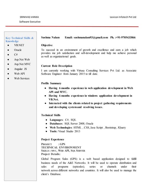 Renu - Resume updated - 11092014 | DOC