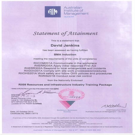 Mine site inductions | PDF