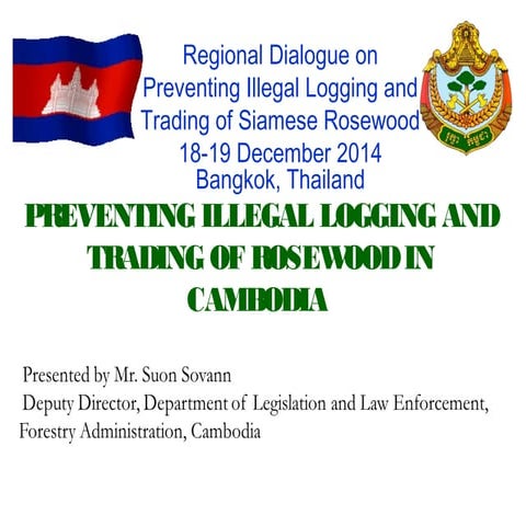 01 Cambodia country report presentation | PPT