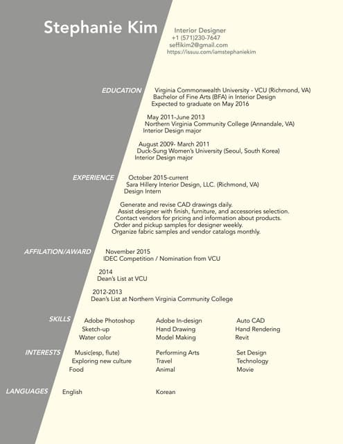 SLB RESUME 2015 | PDF