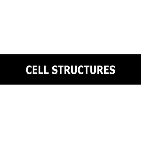 01 cell structures | PPTX