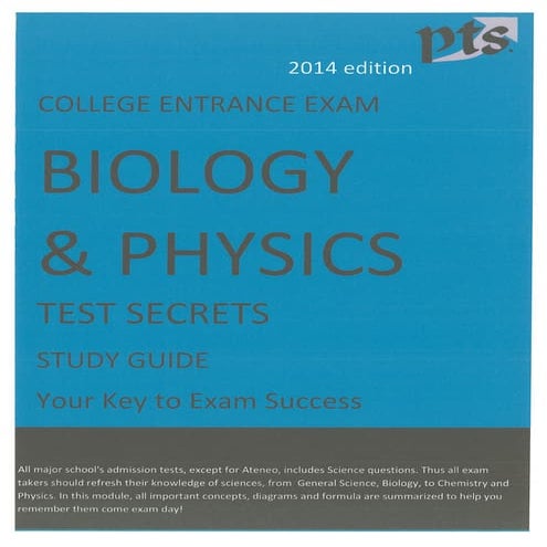 CET Reviewer Biology college preparation | PDF