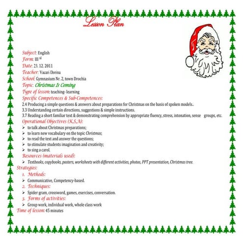50 holiday activities for the english language classroom | PDF