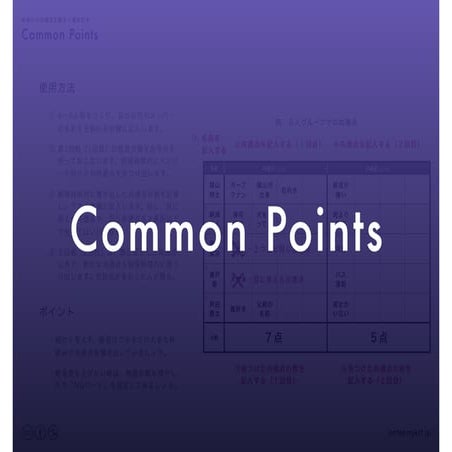 Common Points | PDF