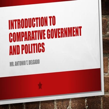 INTRODUCTION TO COMPARATIVE POLITICS | PDF