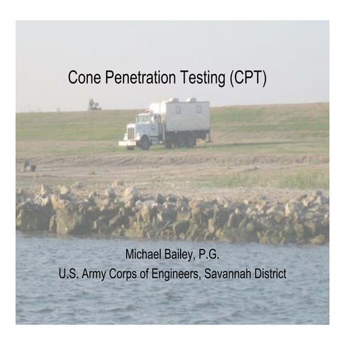 CPTu Dissipation Test | PDF