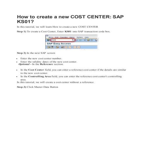 01 create cost center | DOCX