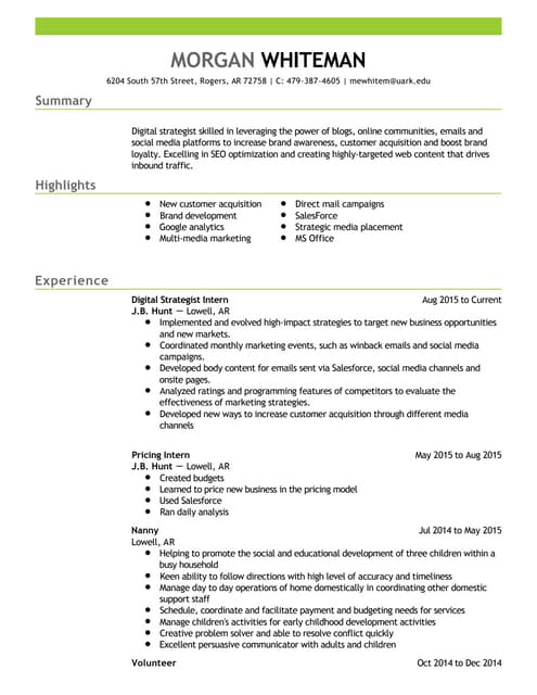 Resume katie rush | PDF | Technology & Computing