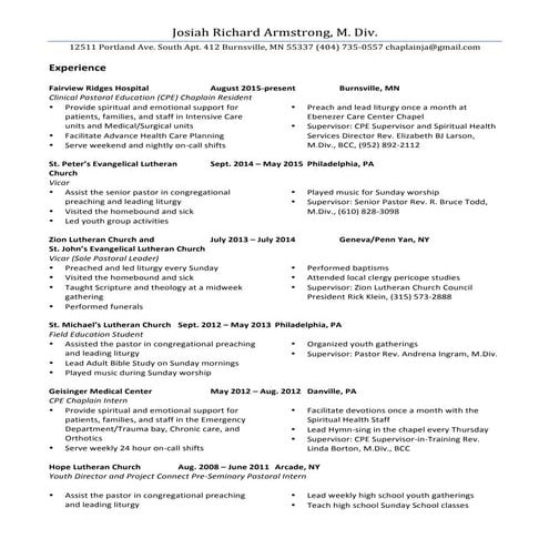JosiahArmstrongResume | PDF