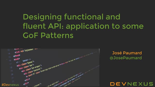 Designing Functional And Fluent Api Application To Some Gof Patterns Ppt 3879