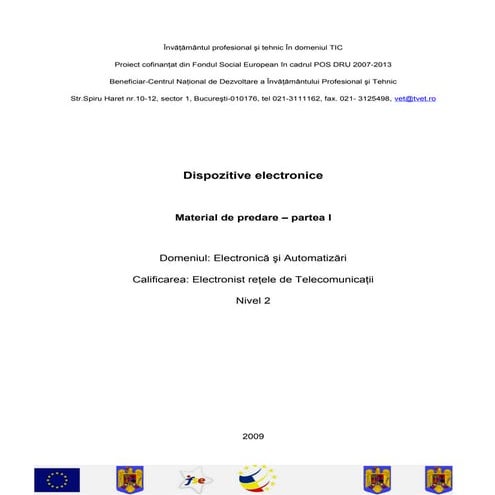 01 dispozitive electronice i | DOC