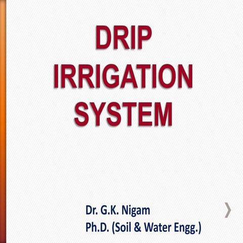 Drip Irrigation System 04 | PDF