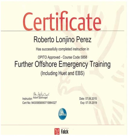 Further Offshore Emergency Training | PDF