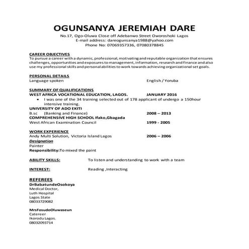 CURRICULUM VITAE_Elizabeth | DOC