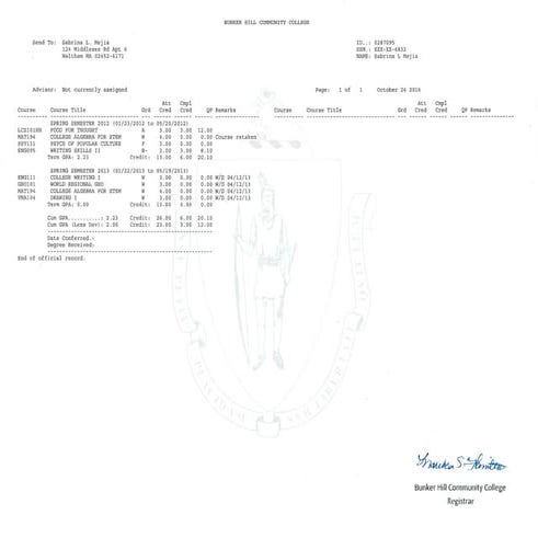 Bunkerhill Transcript | PPT