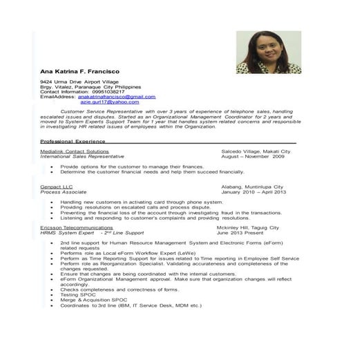 Resume Format | DOCX