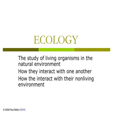 01 ecology | PPT