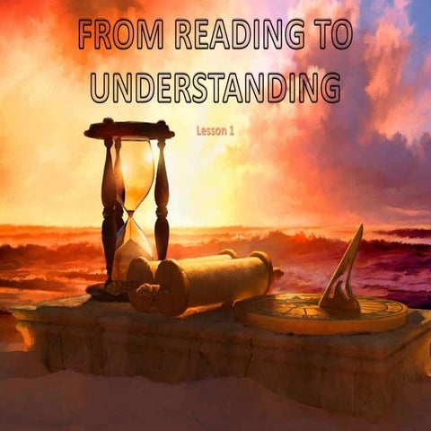 01 from reading to understanding | PPT