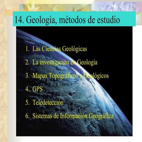 01 - Geología y métodos de estudio | PPT