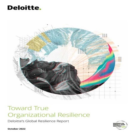 Toward True Organizational Resilience | Deloitte’s Global Resilience ...