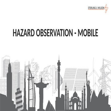 Hazard Observation for Health Environment & Safety | PPTX