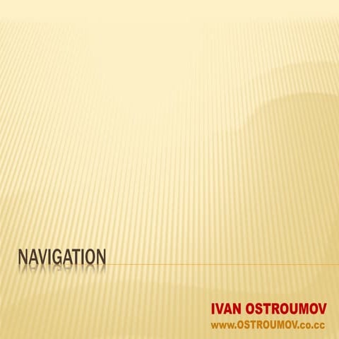 History of Navigation system | PDF