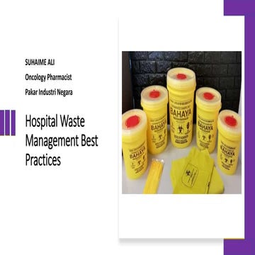 An Introduction To Clinical Waste In Malaysia | PPTX