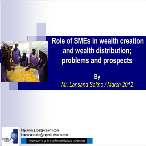 01 importance of sme | PPT