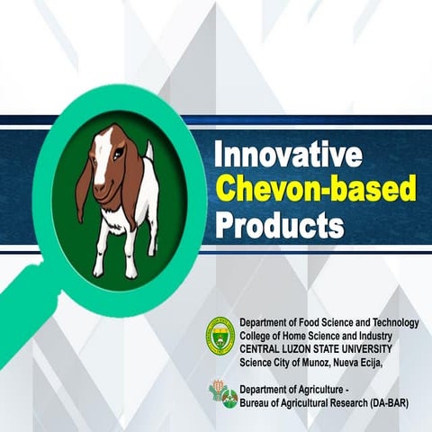 Innovative Chevon-based Products | PDF