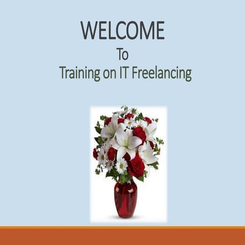 Freelancing introduction presentation | PPTX