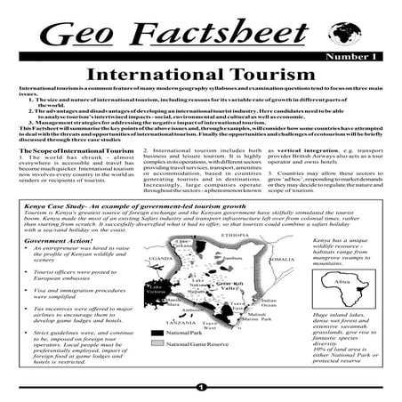 international tourism | PDF